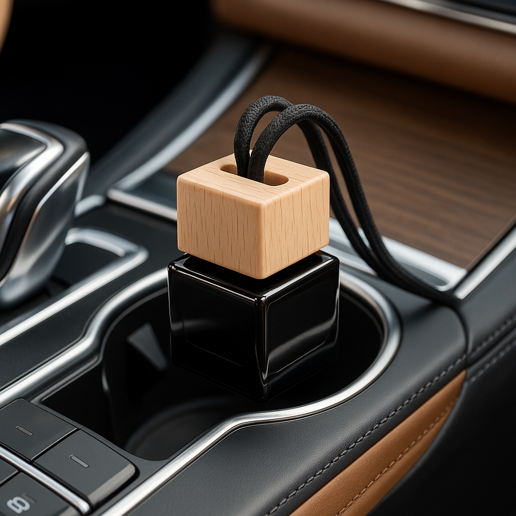 LuxeCube Car Diffuser – Elegant Embers